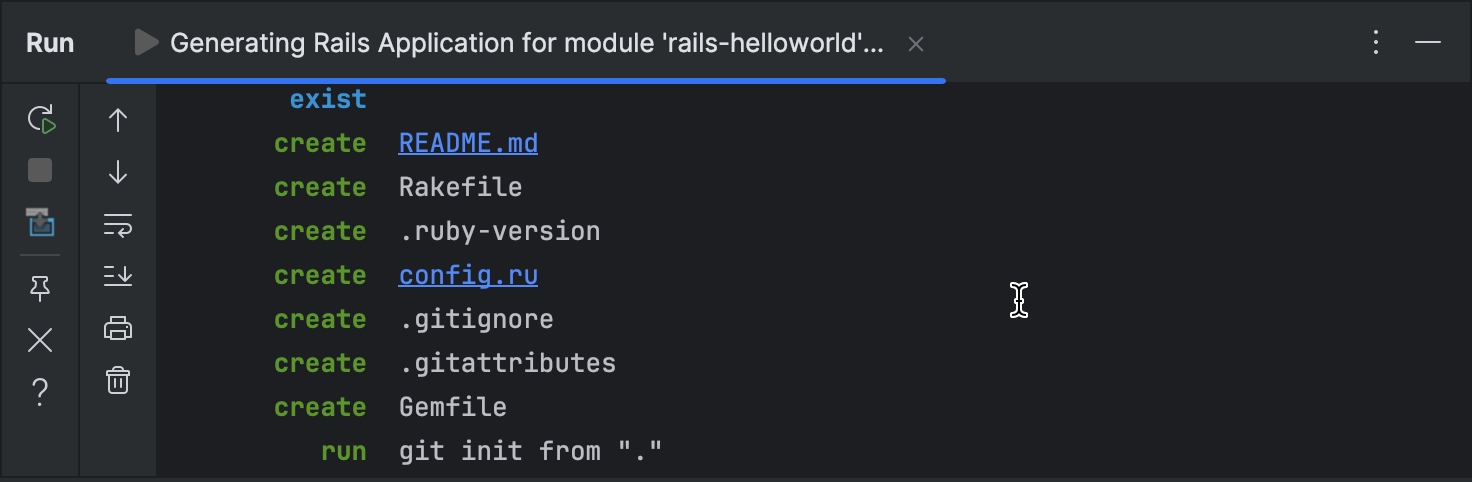 Create and run your first Rails application | RubyMine Documentation
