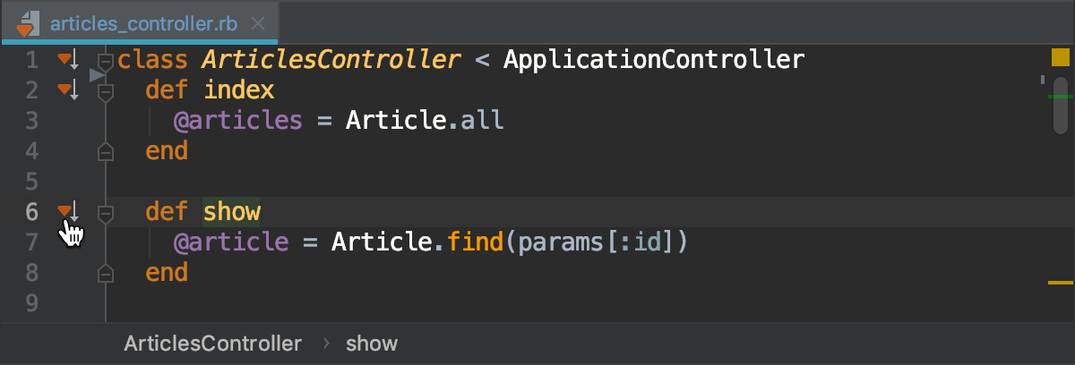 Create Rails Application Elements Rubymine Documentation