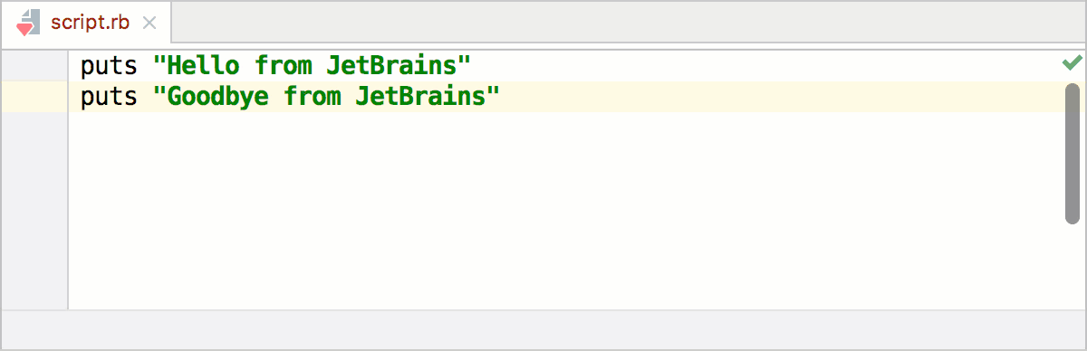 Extract constant | RubyMine Documentation