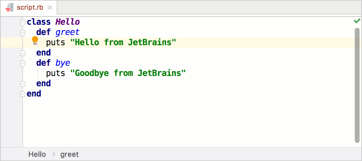 Extract field | RubyMine Documentation