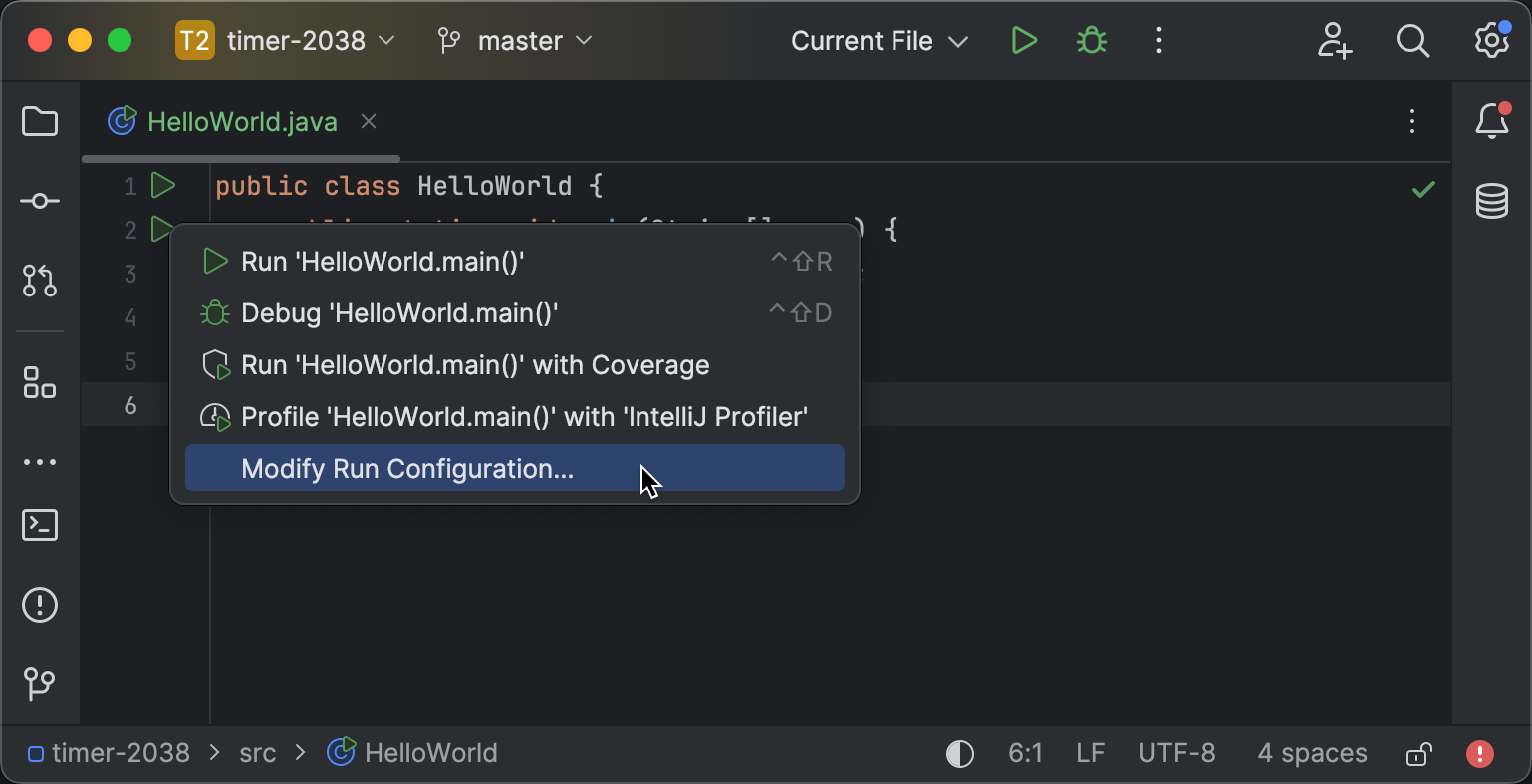 Run applications | IntelliJ IDEA Documentation