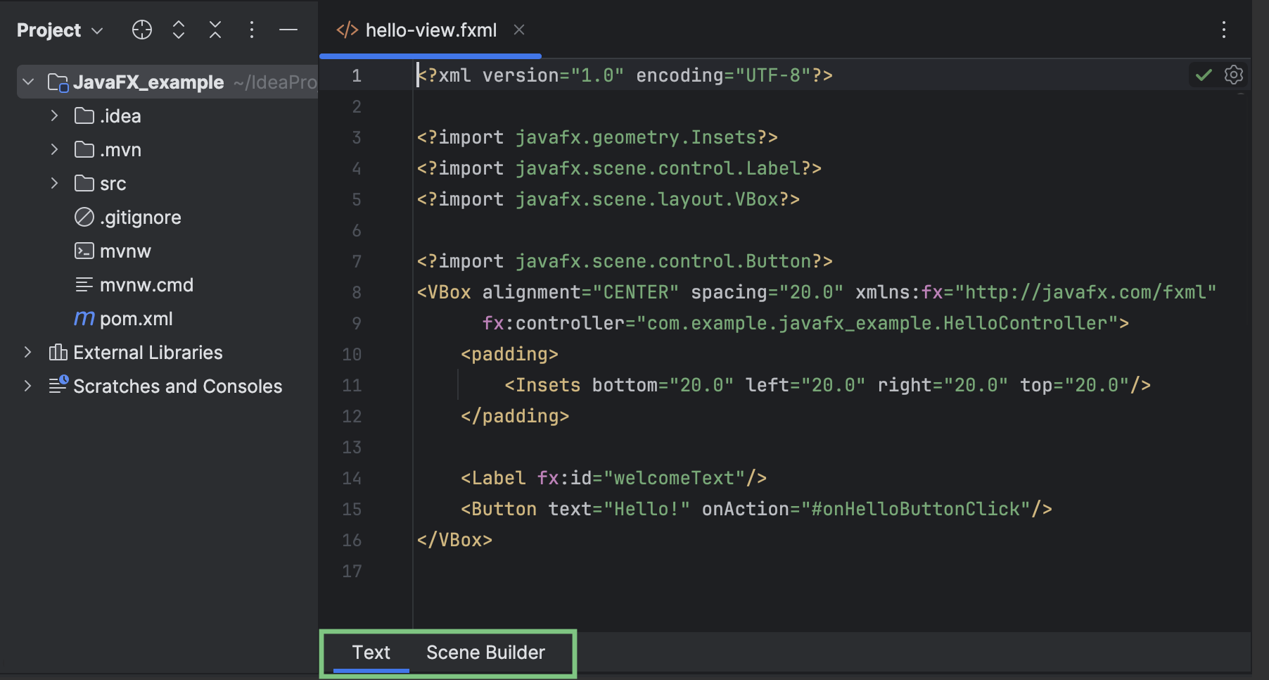 配置 JavaFX Scene Builder | IntelliJ IDEA 文档