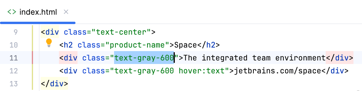 Smart Keys settings: HTML/CSS | IntelliJ IDEA Documentation