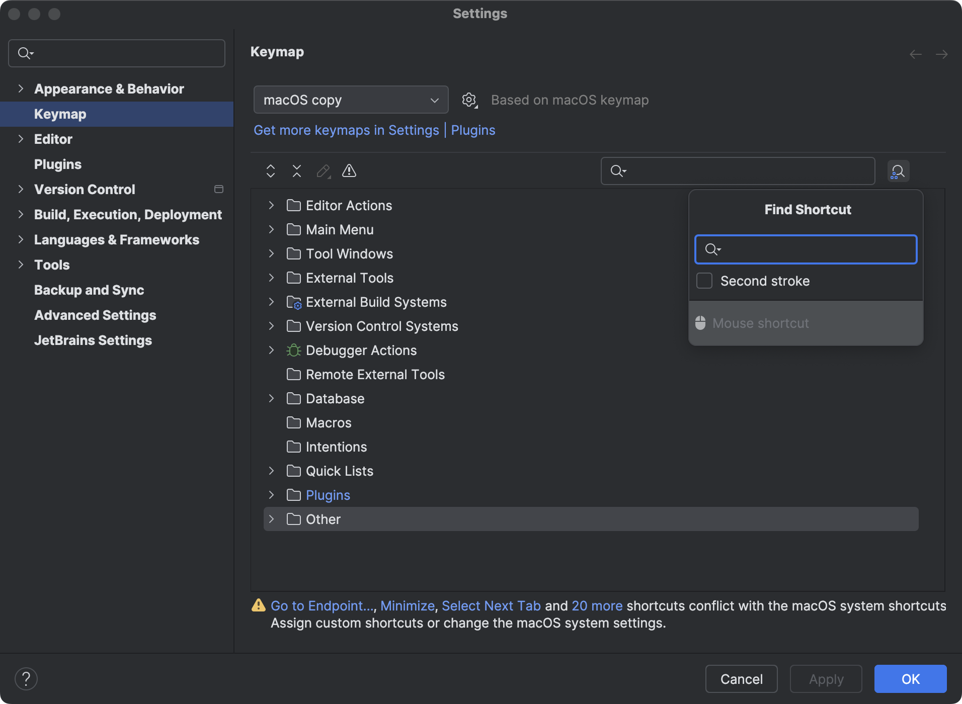 Troubleshooting problems with keyboard shortcuts | IntelliJ IDEA ...