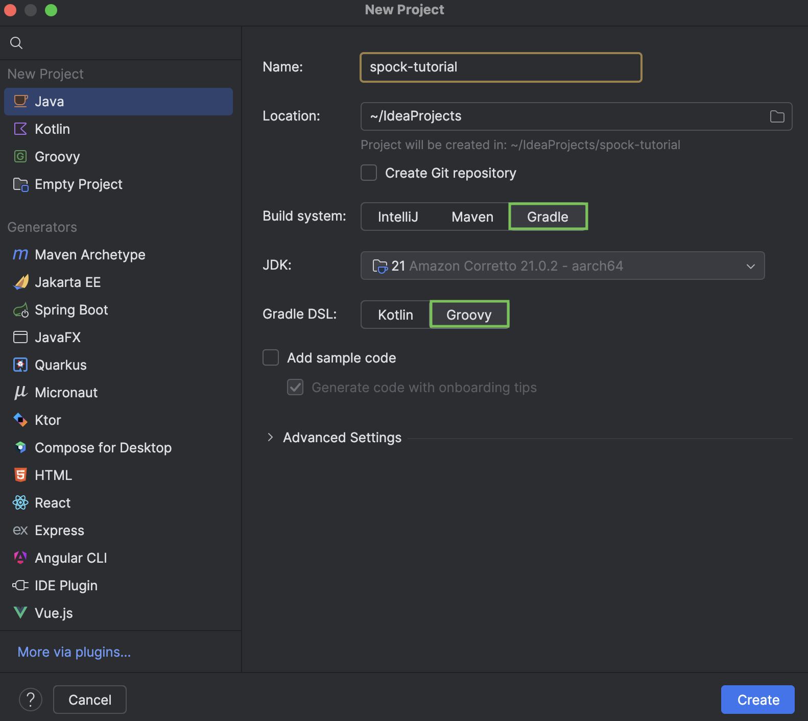 开始使用 Spock | IntelliJ IDEA 文档
