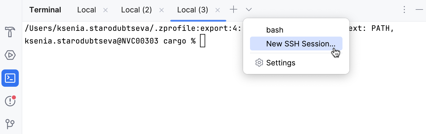 Terminal | RustRover Documentation