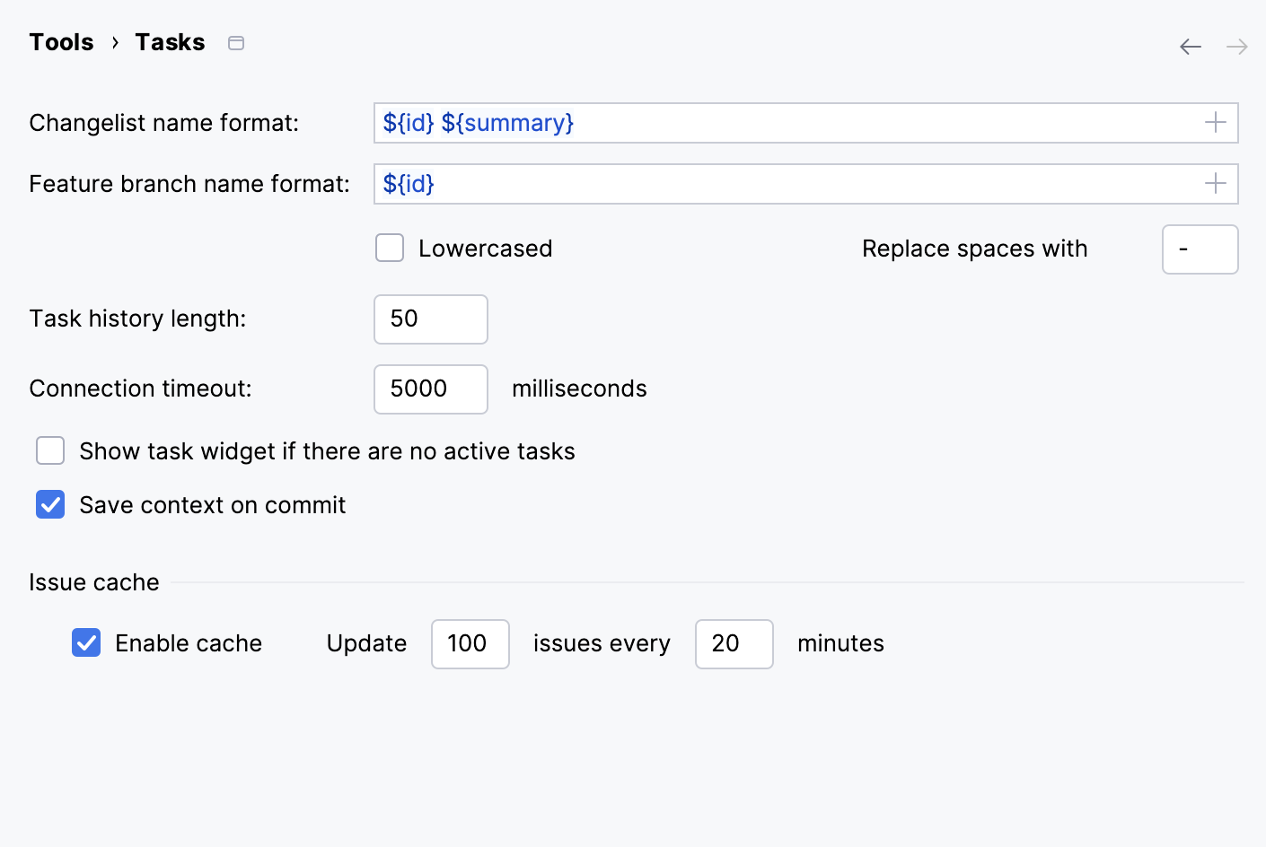 Manage tasks | IntelliJ IDEA Documentation