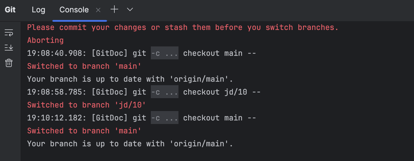 Console tab | IntelliJ IDEA Documentation