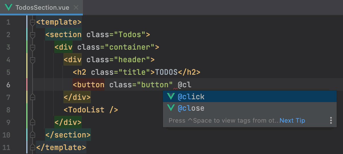 Vue.js | IntelliJ IDEA 文档