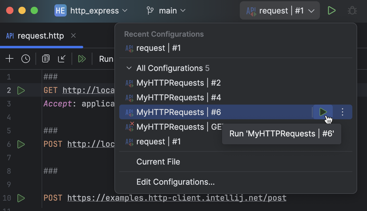 HTTP Client | WebStorm Documentation