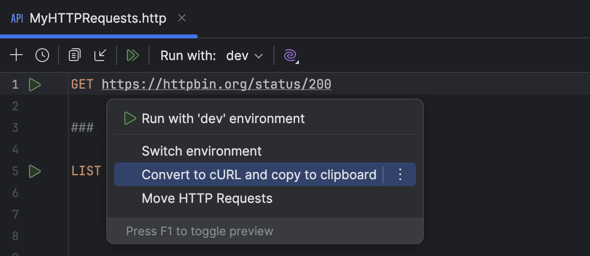 HTTP Client | WebStorm Documentation