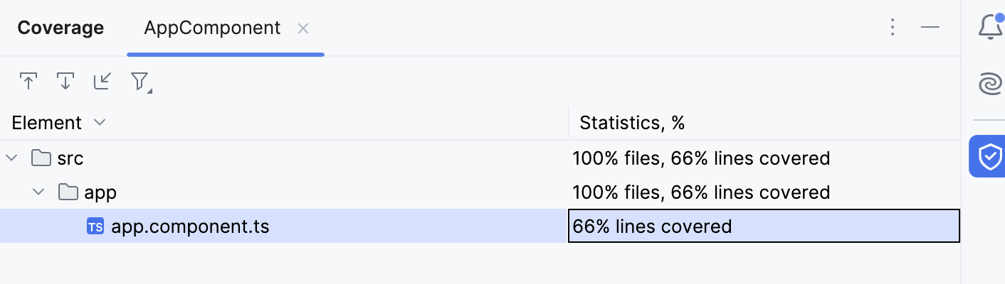 Code coverage | WebStorm Documentation