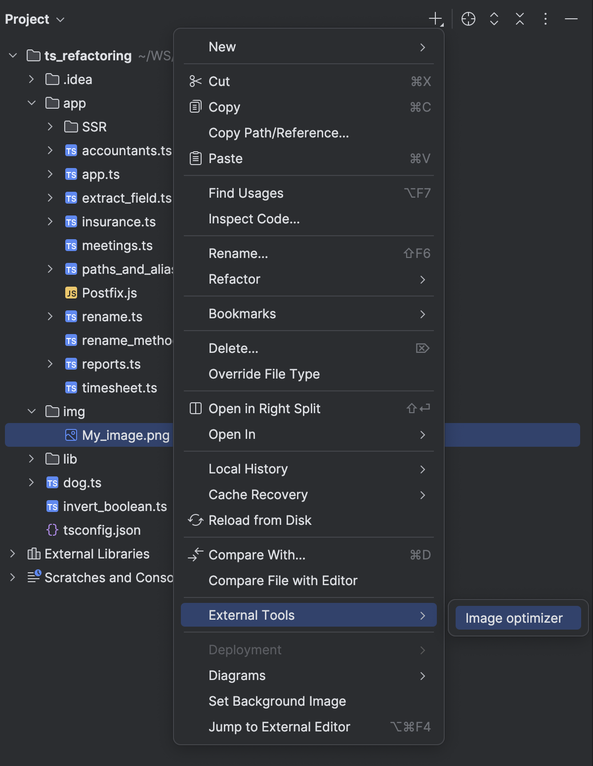 External tools | WebStorm Documentation