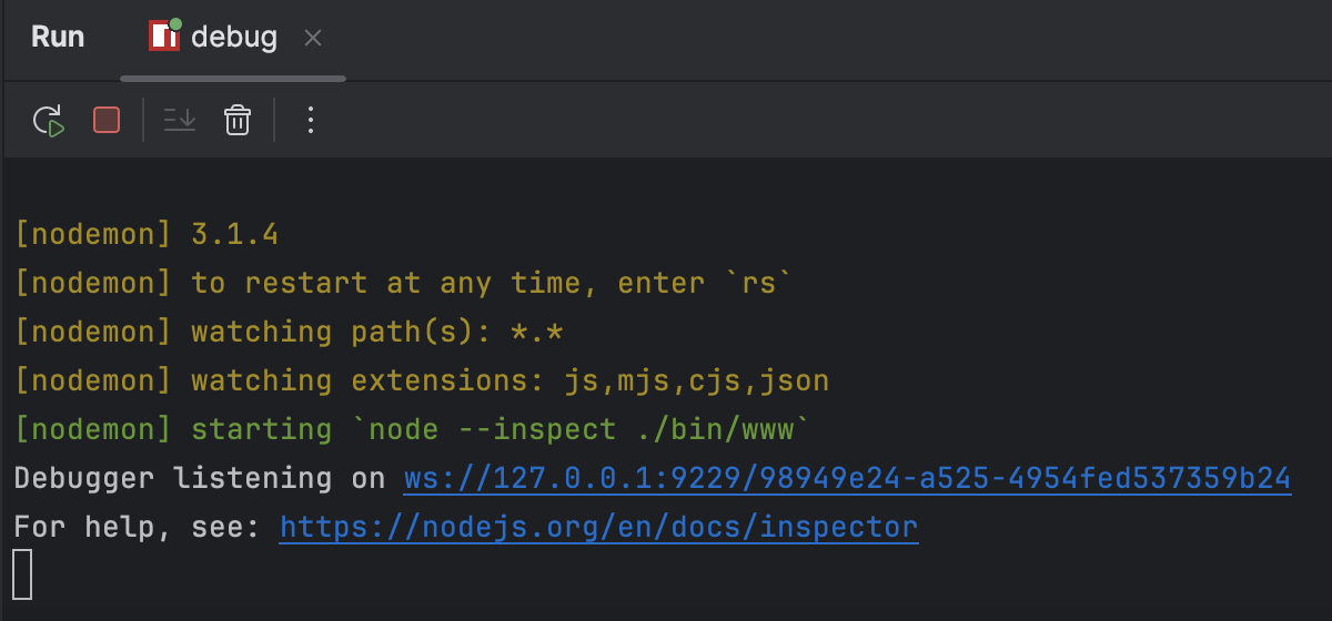 Running and debugging Node.js | WebStorm Documentation