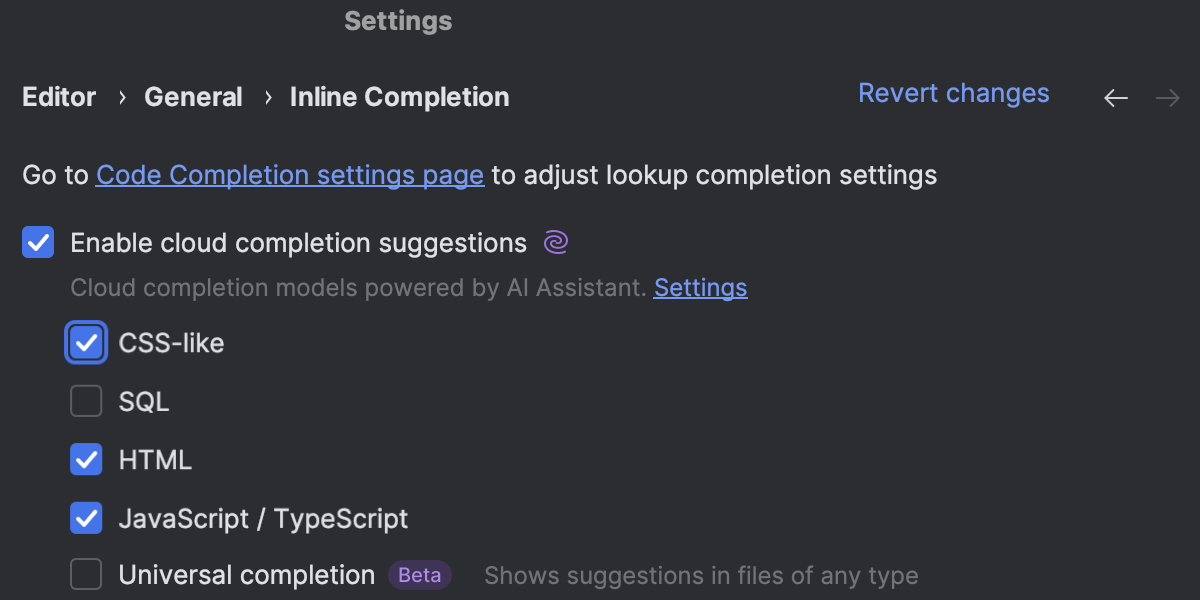 Sass, SCSS, and Less | WebStorm Documentation