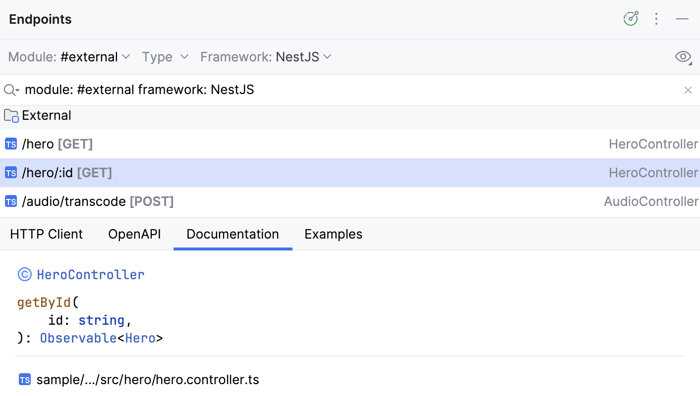 Endpoints tool window | WebStorm Documentation