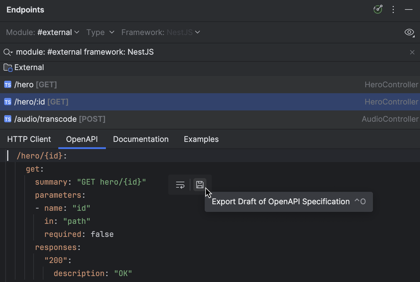 OpenAPI | WebStorm Documentation