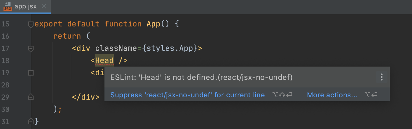 React | WebStorm Documentation