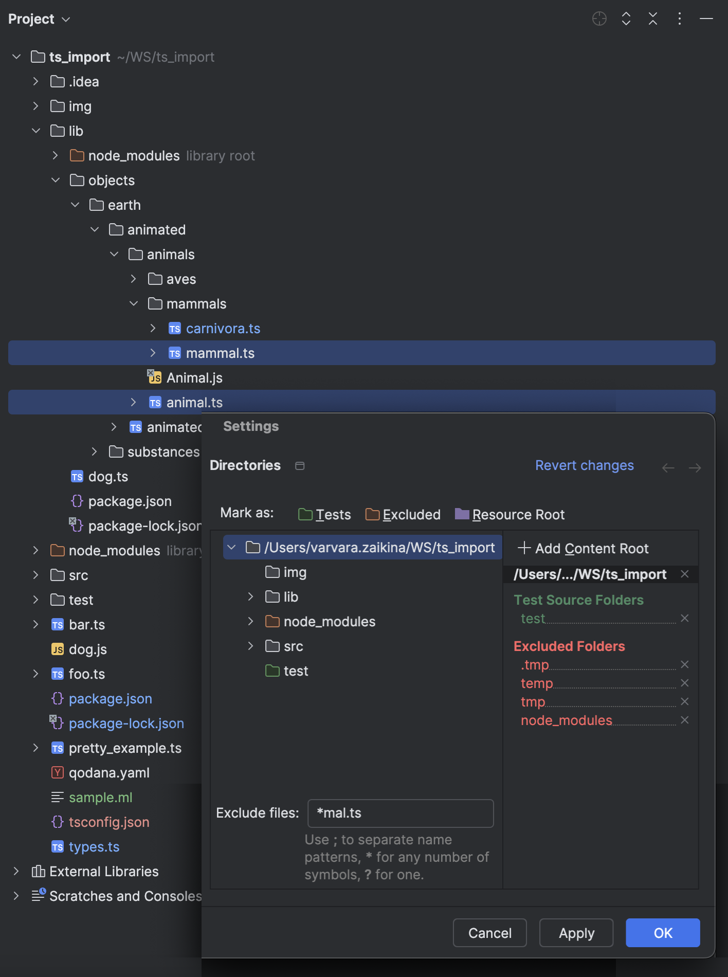 Configuring project structure | WebStorm Documentation