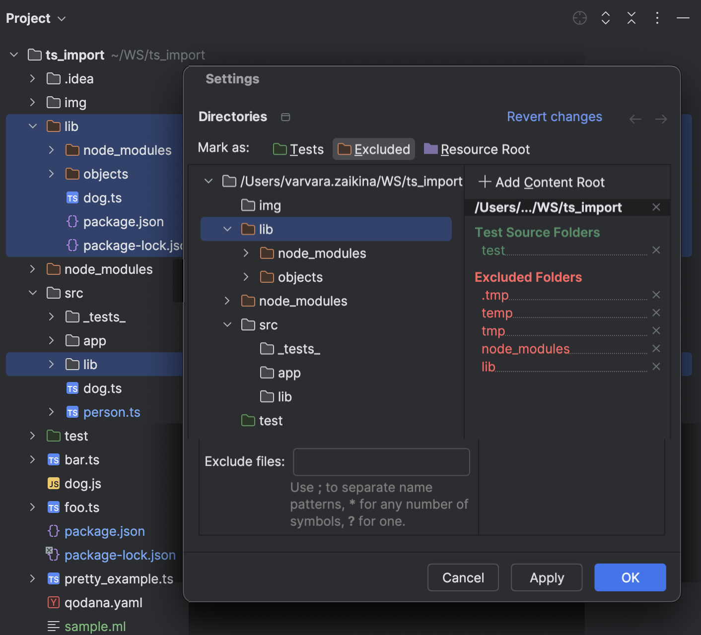 Configuring project structure | WebStorm Documentation