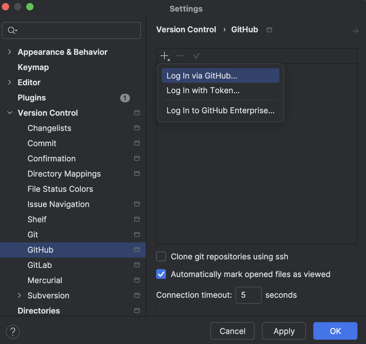 GitHub | WebStorm 文档
