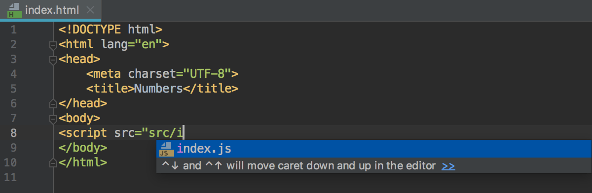 HTML 文件 | IntelliJ IDEA 文档