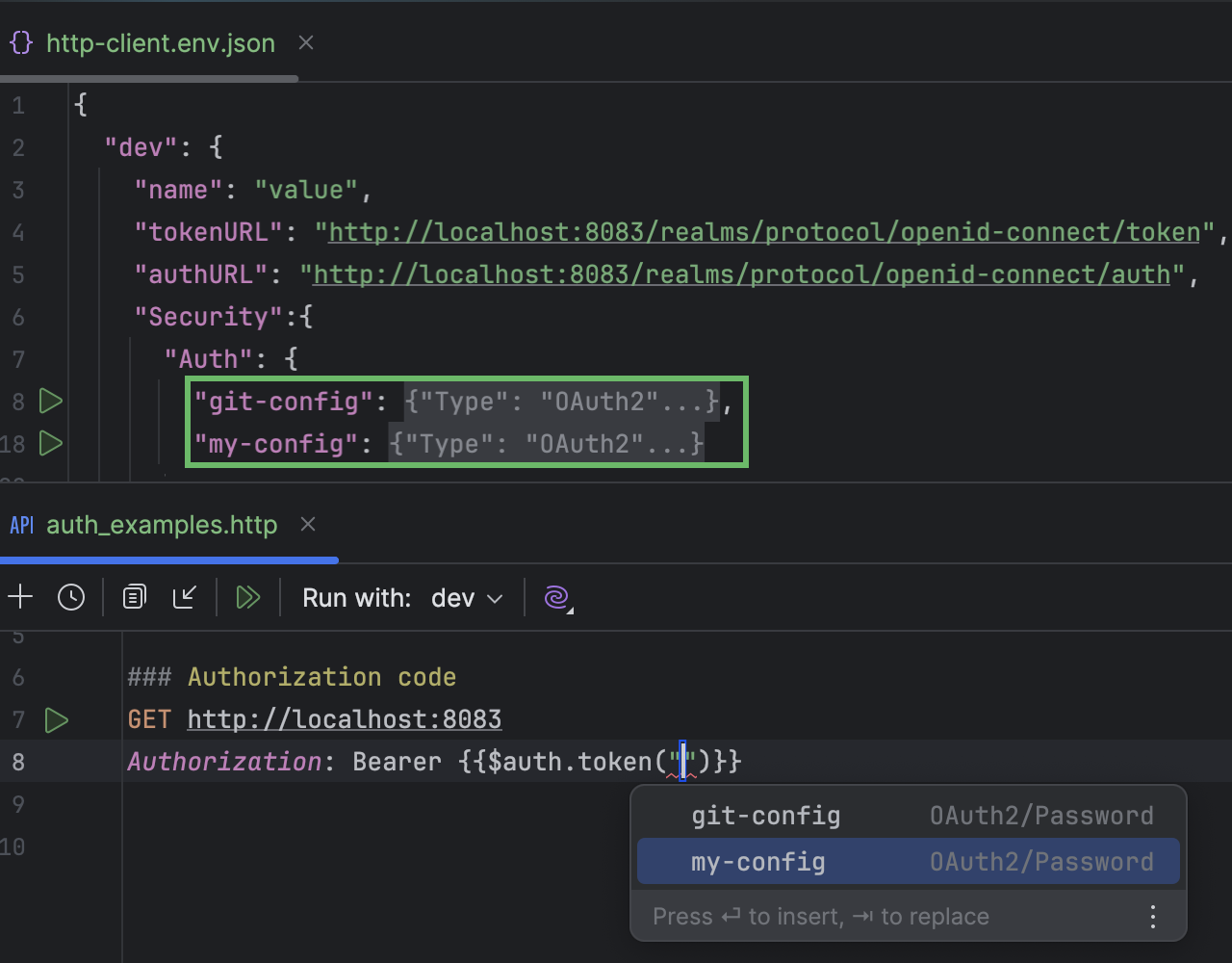 OAuth 2.0 authorization | WebStorm Documentation