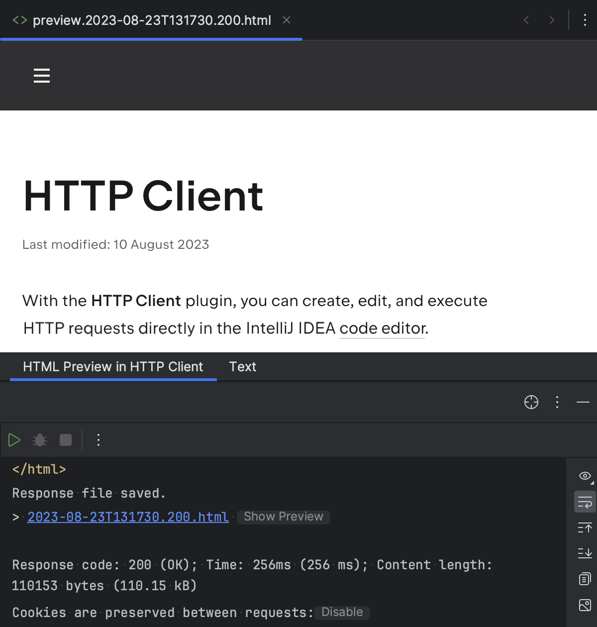 HTTP Client | WebStorm Documentation