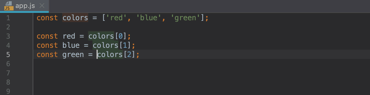 Refactoring JavaScript | PyCharm Documentation