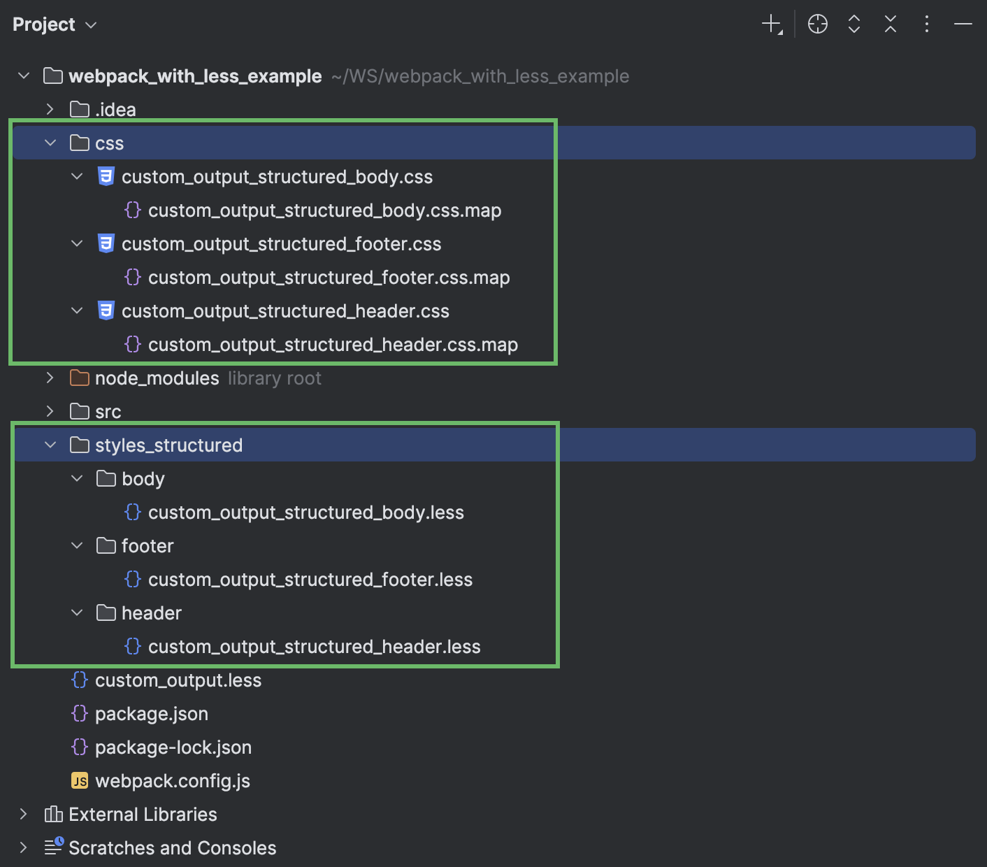 Sass, SCSS, and Less | WebStorm Documentation