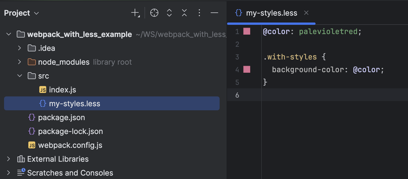 Sass, SCSS, and Less | WebStorm Documentation