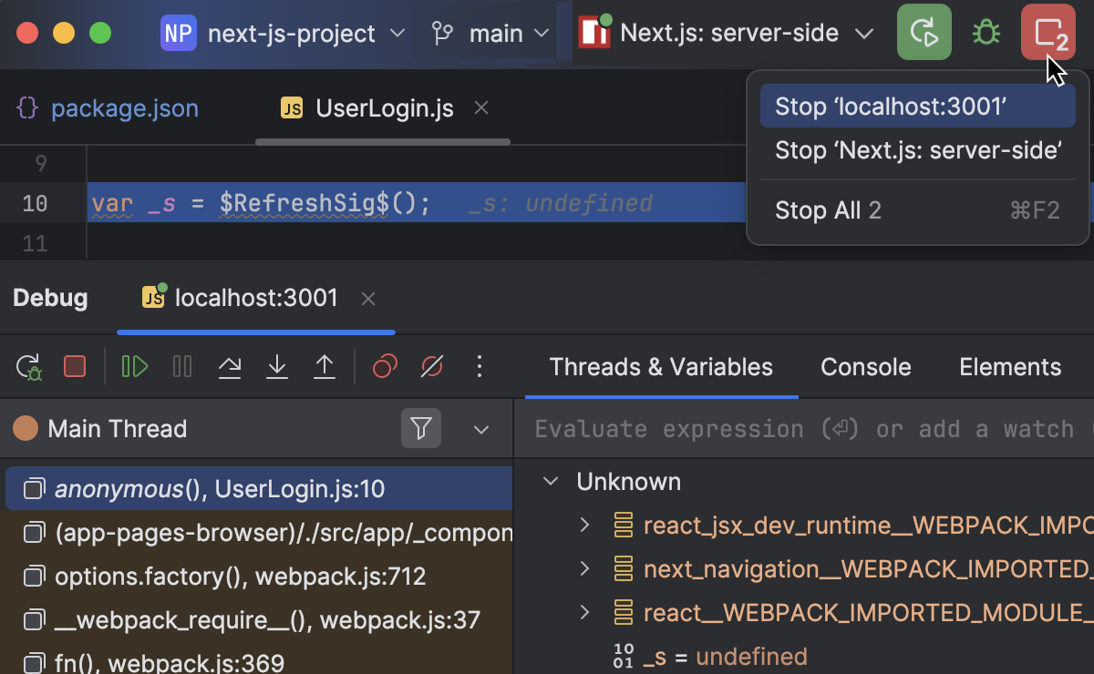 Next.js | WebStorm Documentation