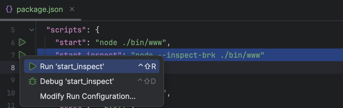 Running and debugging Node.js | WebStorm Documentation
