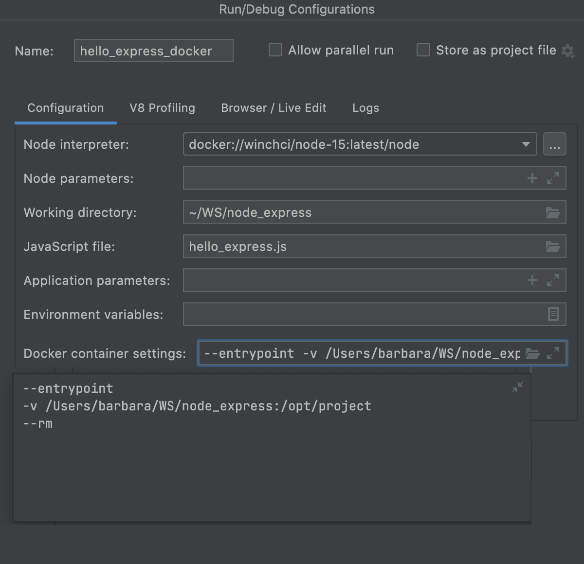 Rundebug Configuration Nodejs Intellij Idea Documentation 7023