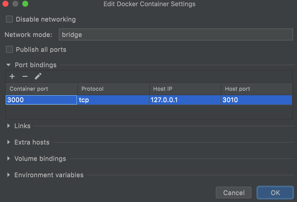 Node.js with Docker | WebStorm Documentation