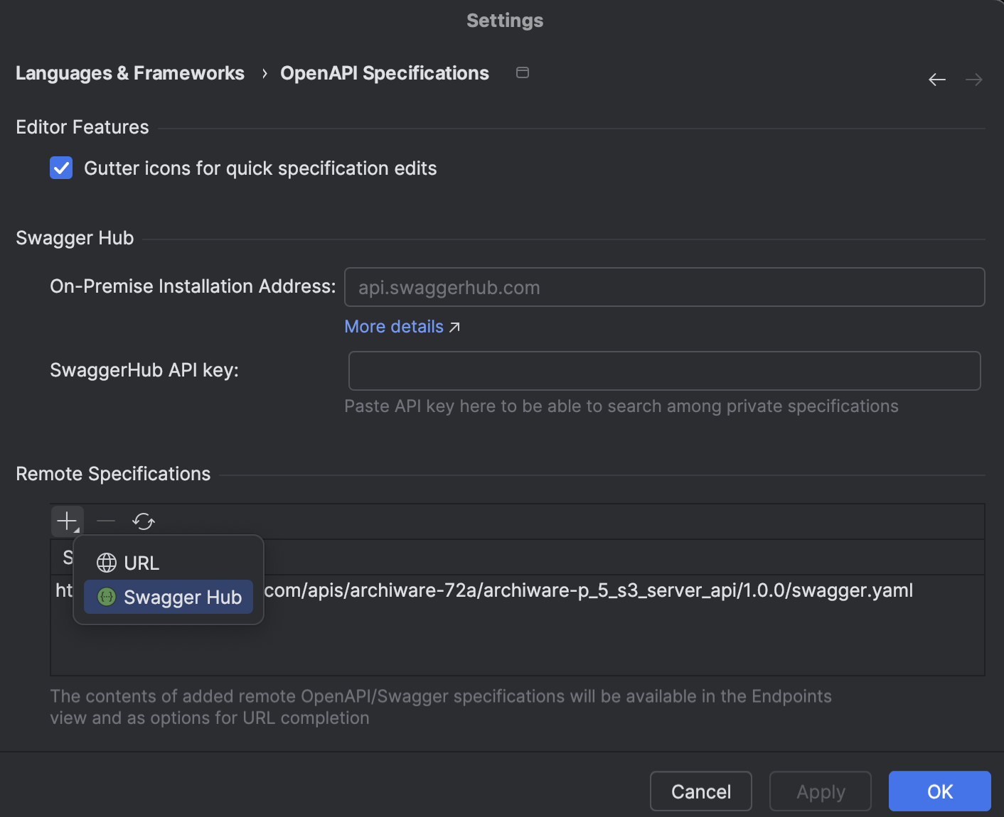 OpenAPI | WebStorm Documentation