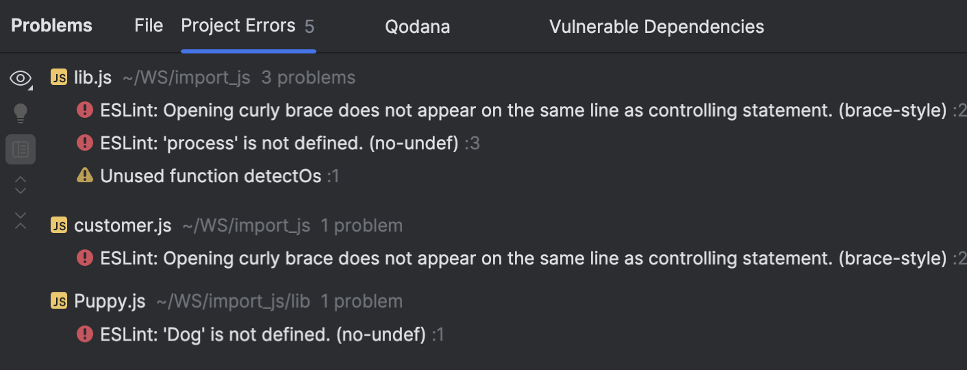 ESLint | CLion 文档