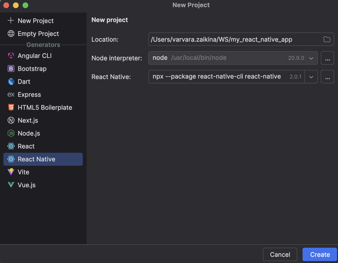 React Native | WebStorm Documentation
