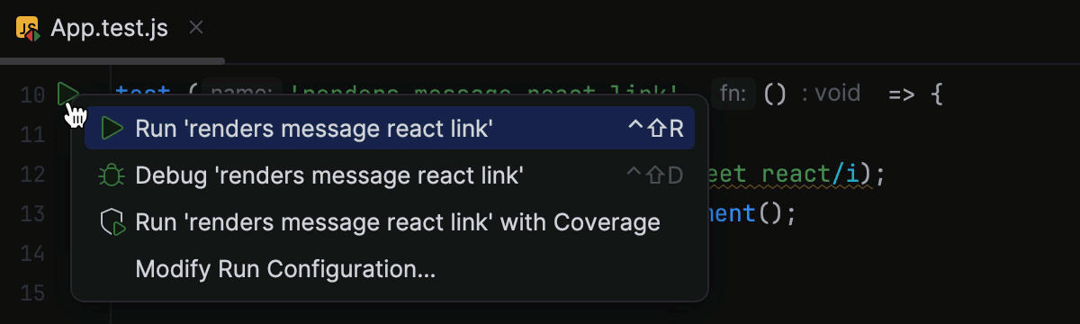 Jest | IntelliJ IDEA Documentation