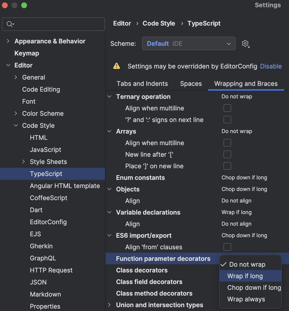 TypeScript | IntelliJ IDEA Documentation