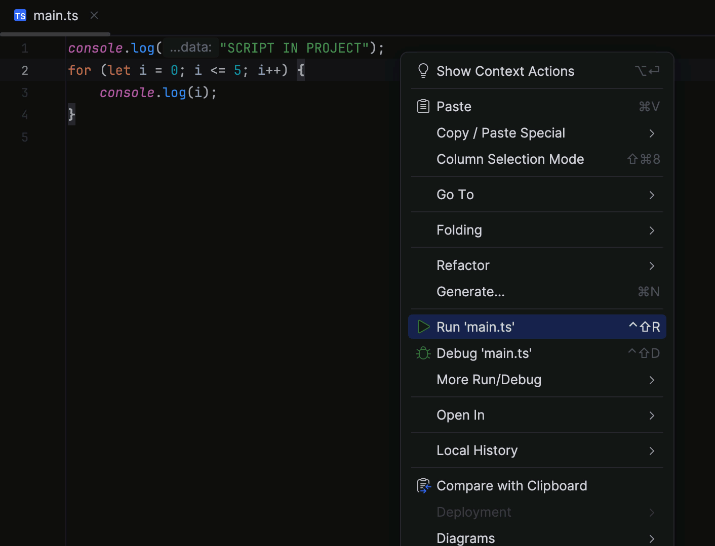 Running and debugging TypeScript | WebStorm Documentation