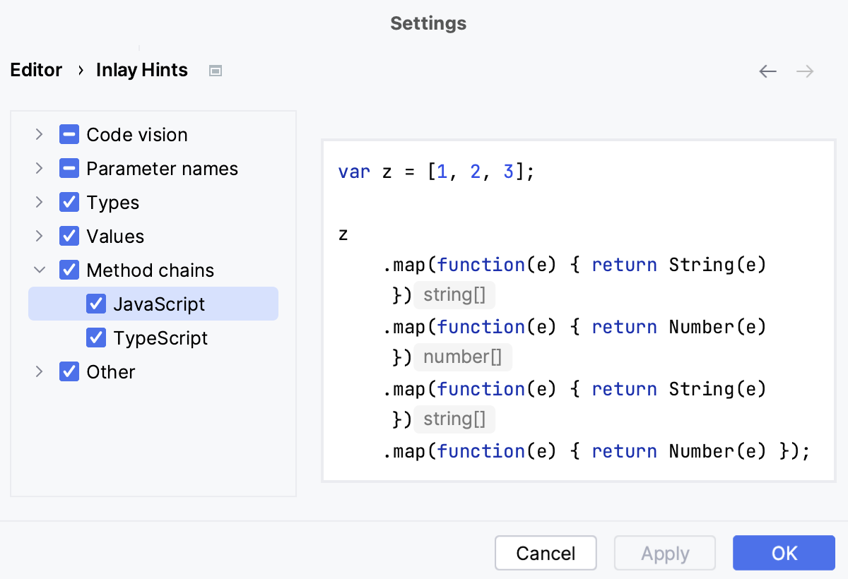 JavaScript | WebStorm Documentation