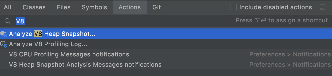 V8 CPU 和内存分析 | PyCharm 文档