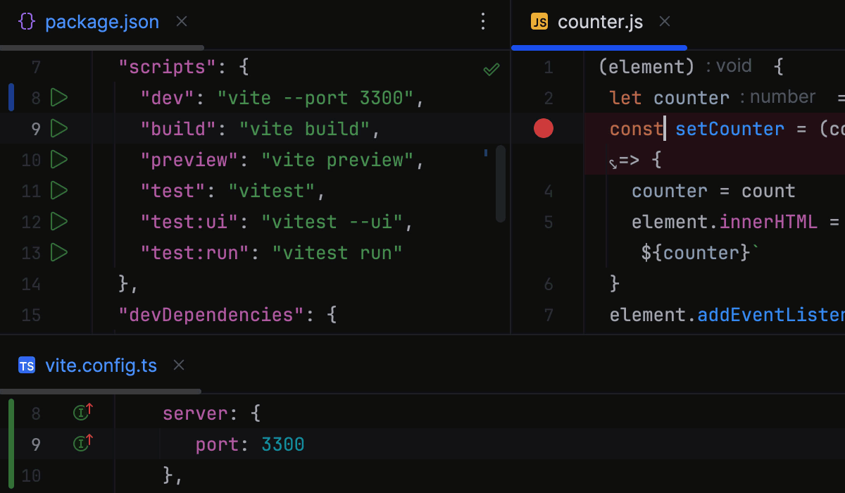 Vite | CLion Documentation