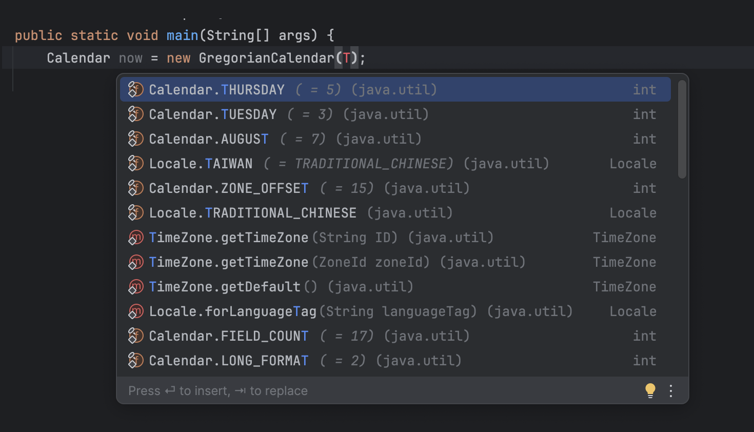 Advanced completion | IntelliJ IDEA Documentation