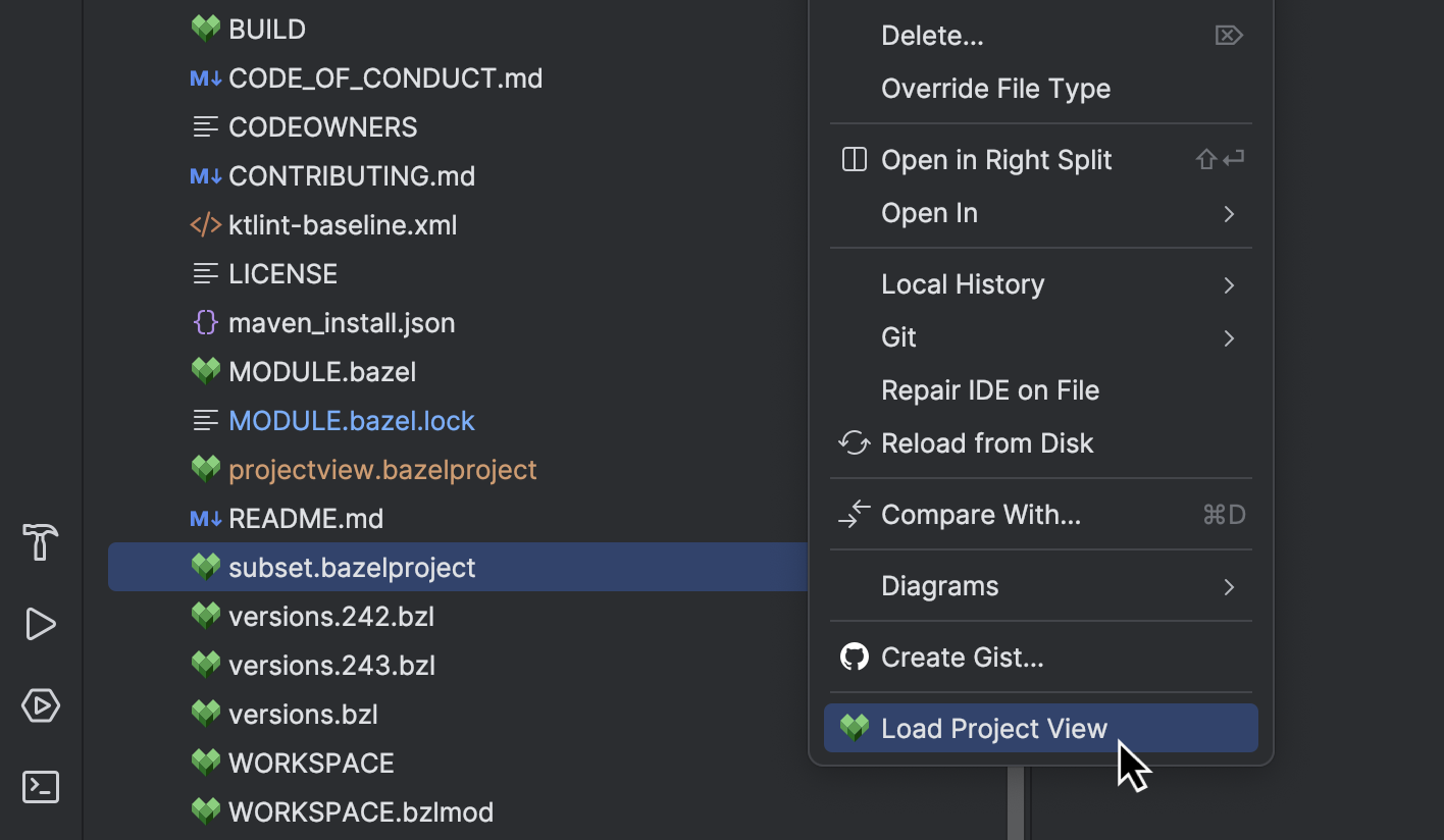 Bazel | IntelliJ IDEA Documentation