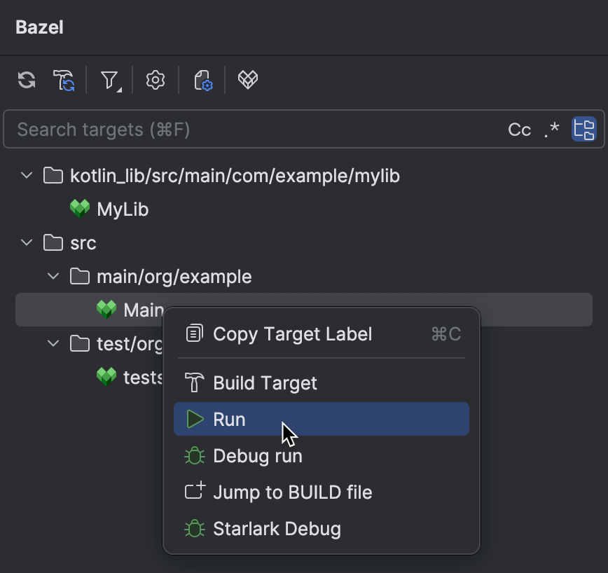 Tutorial: Get started with Bazel | IntelliJ IDEA Documentation