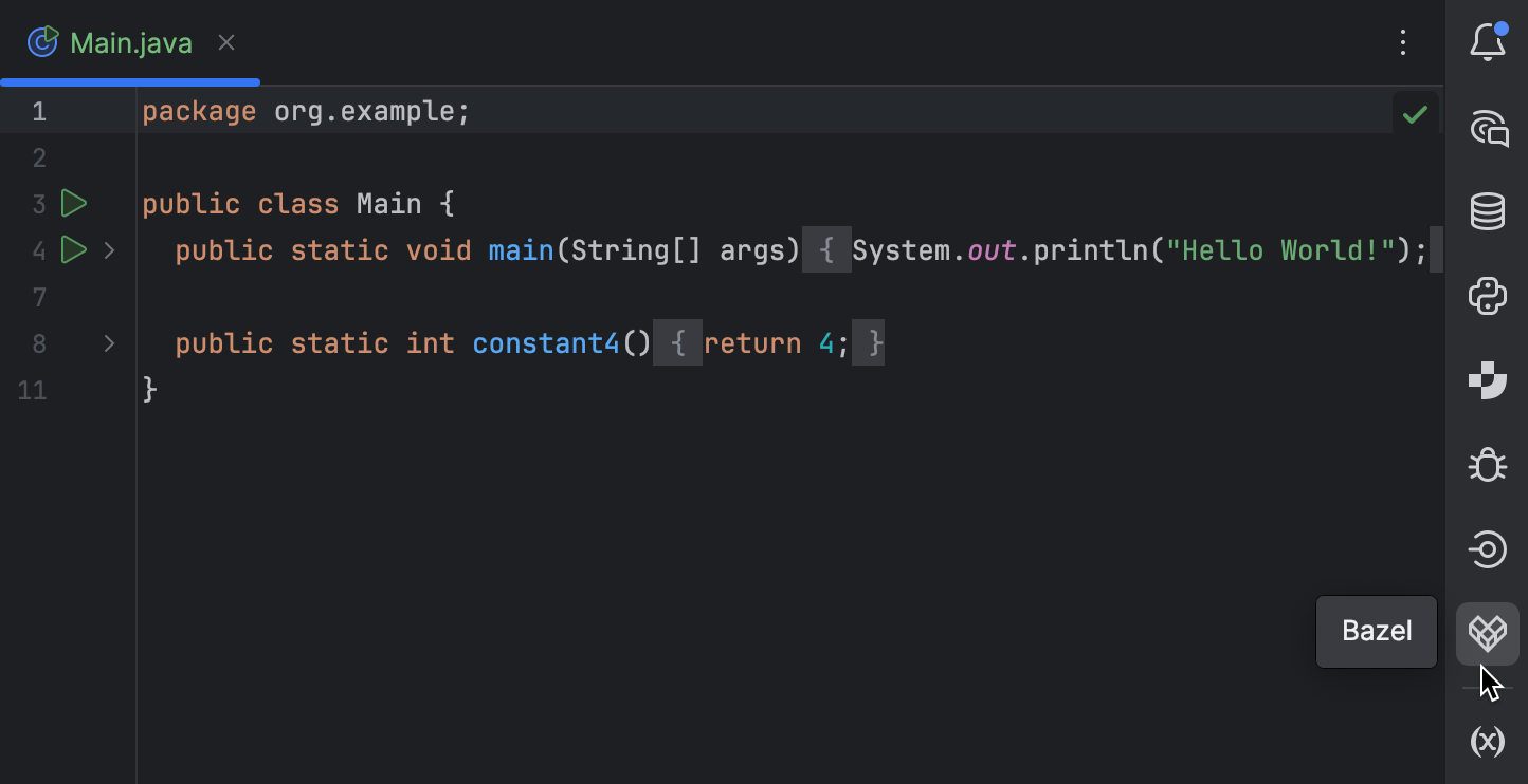 Tutorial: Get started with Bazel | IntelliJ IDEA Documentation