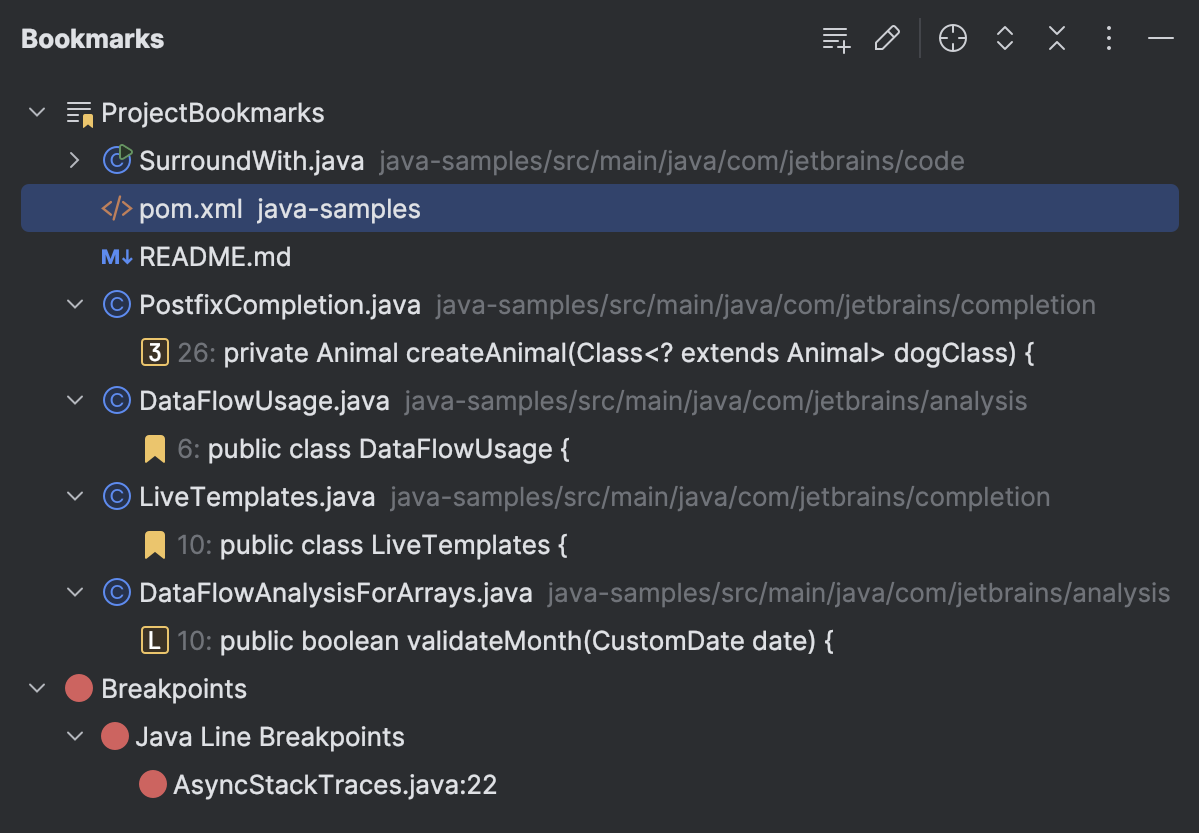 断点 | IntelliJ IDEA 文档