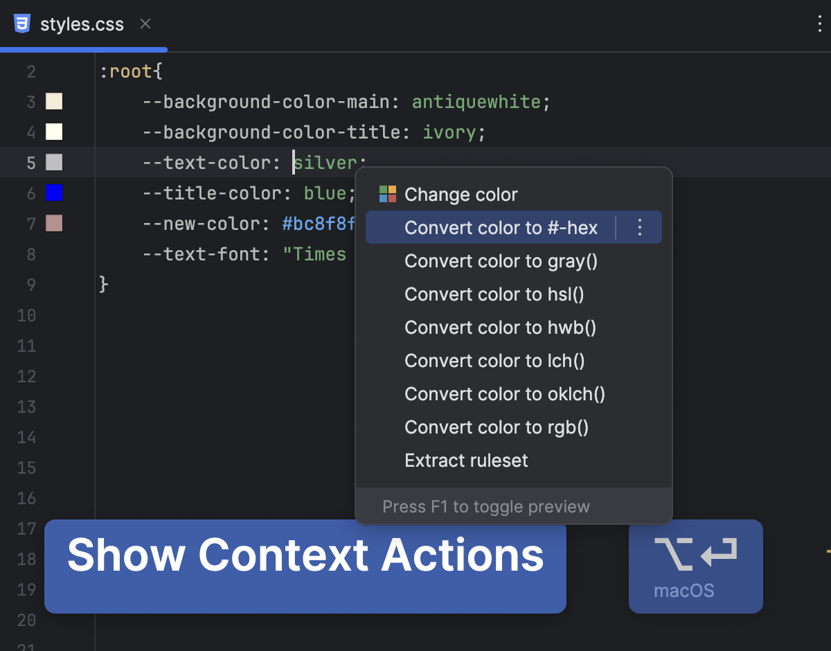 Style Sheets | IntelliJ IDEA Documentation